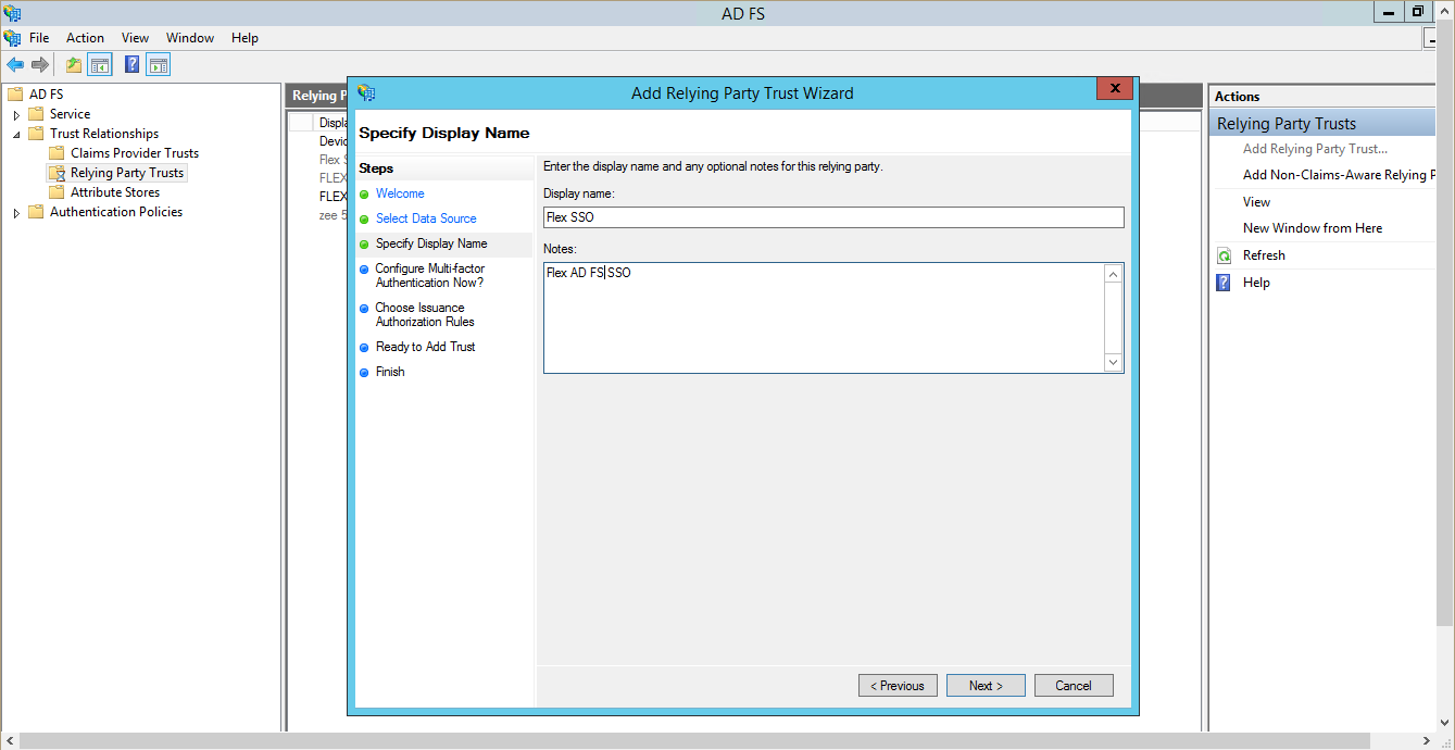 Active Directory Federation Services (AD FS) Integration :: Dalet Flex Documentation
