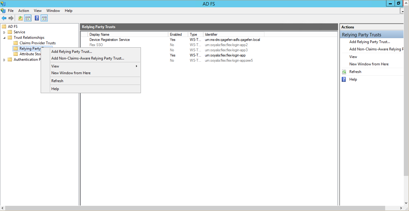 Active Directory Federation Services (AD FS) Integration :: Dalet Flex Documentation