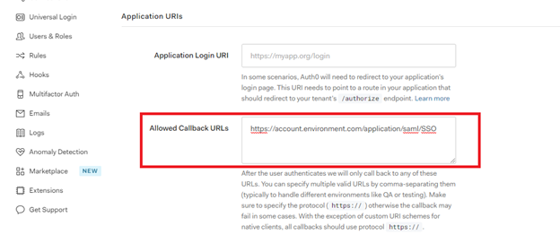 Auth0 Integration :: Dalet Flex Documentation