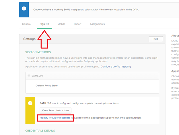 Okta Integration :: Dalet Flex Documentation