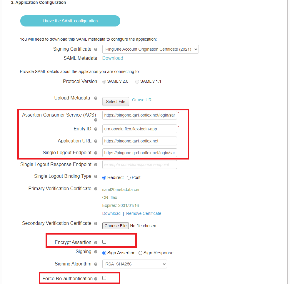 PingOne (Cloud-based SSO from PingIdentity) Integration :: Dalet Flex Documentation
