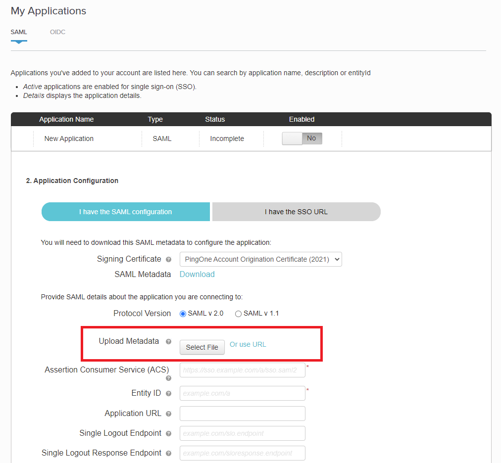 PingOne (Cloud-based SSO from PingIdentity) Integration :: Dalet Flex Documentation