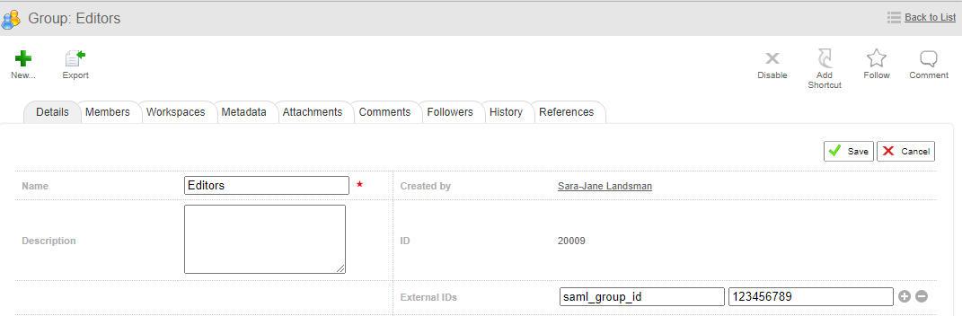 User Groups :: Dalet Flex Documentation