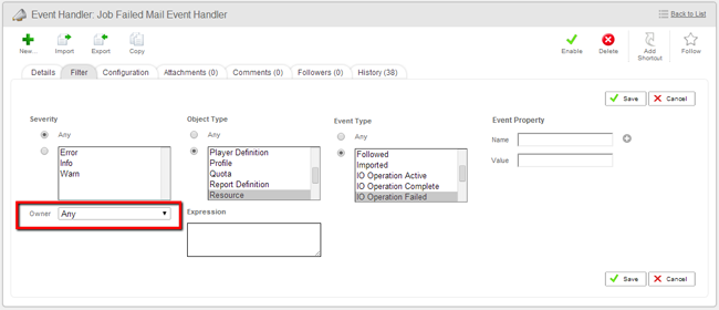 Event Handlers :: Dalet Flex Documentation