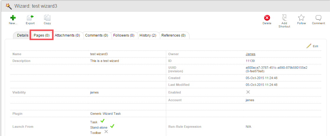 Wizards :: Dalet Flex Documentation