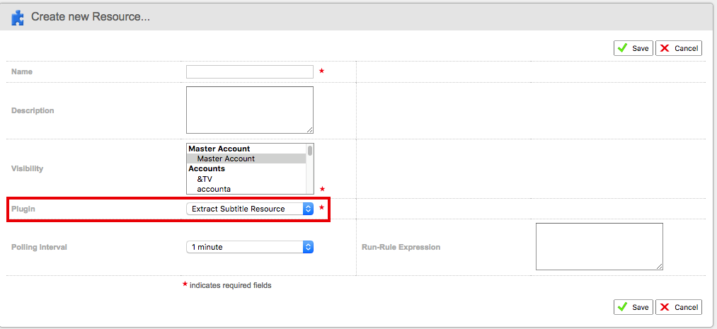 Subtitle Configuration :: Dalet Flex Documentation