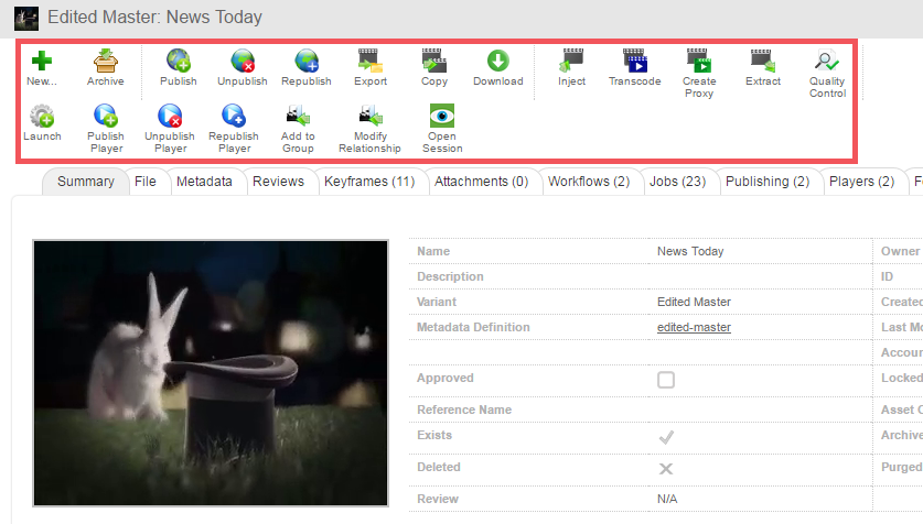 Asset Basket :: Dalet Flex Documentation