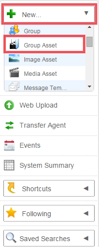 Asset Groups :: Dalet Flex Documentation