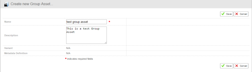 Asset Groups :: Dalet Flex Documentation