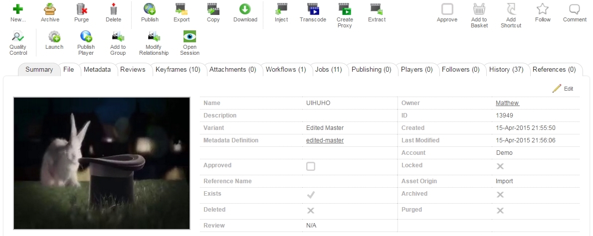 Asset Deletion :: Dalet Flex Documentation