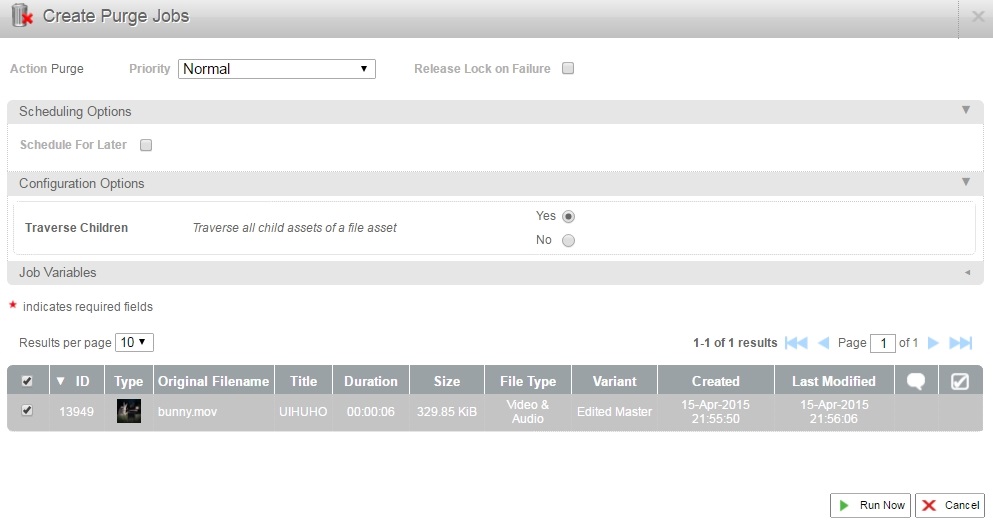 Asset Deletion :: Dalet Flex Documentation