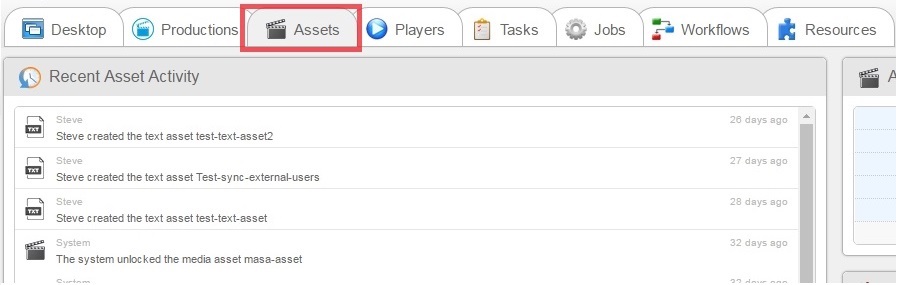 Tabs and Dashboards :: Dalet Flex Documentation