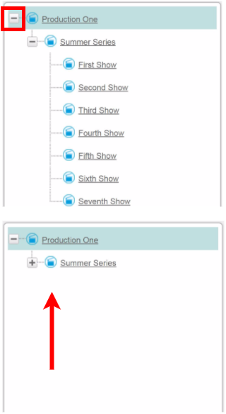 Expanding/Hiding a Hierarchy :: Dalet Flex Documentation