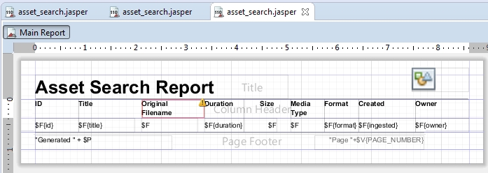 Reports :: Dalet Flex Documentation