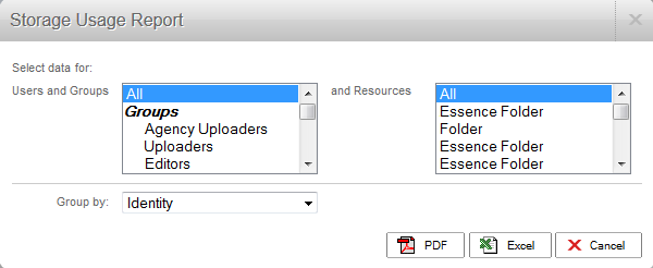 Reports :: Dalet Flex Documentation