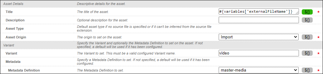 Step 3 - Creating Actions :: Dalet Flex Documentation
