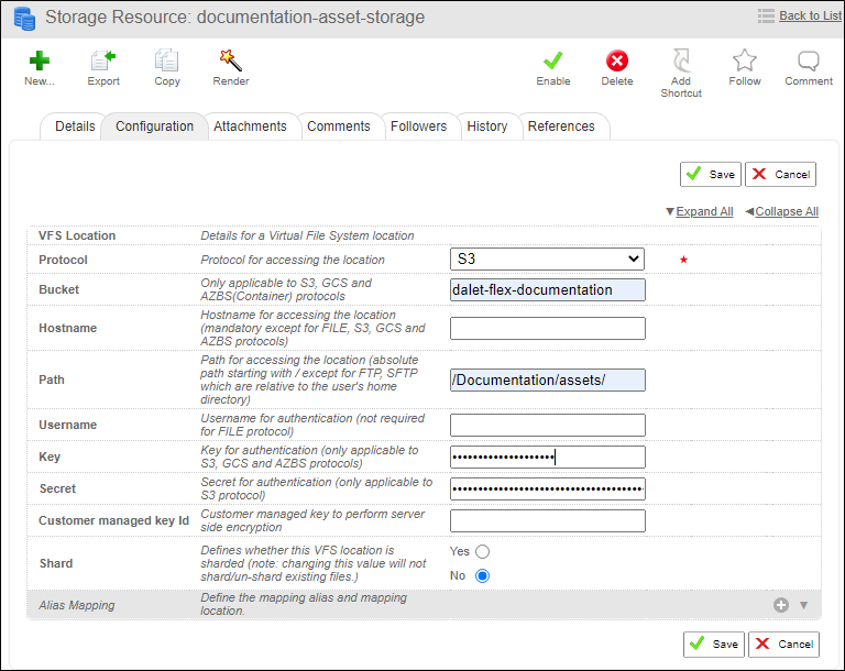Step 1 - Creating Storage Resources for Media :: Dalet Flex Documentation