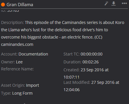 Metadata :: Dalet Flex Documentation