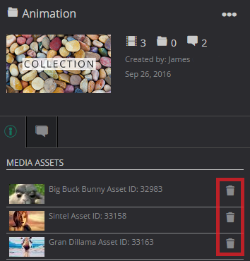 Collection Summary Panel :: Dalet Flex Documentation