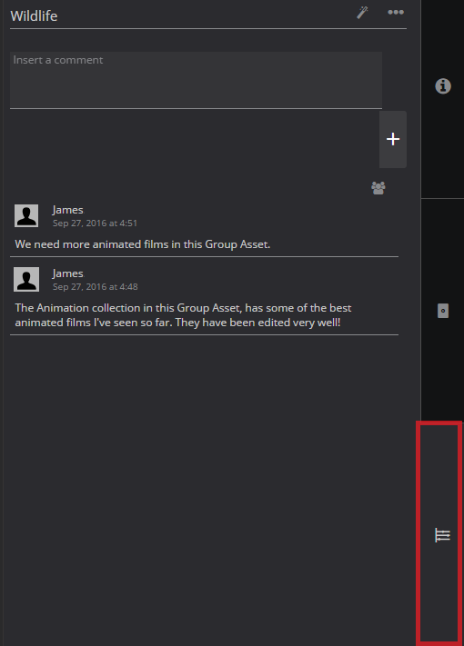 Manage Group Asset View :: Dalet Flex Documentation
