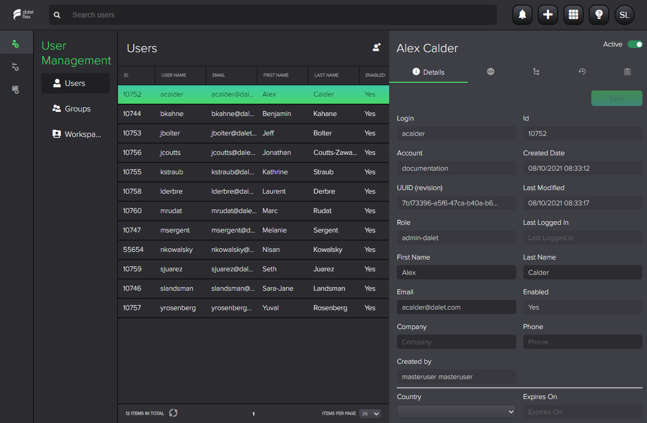 FlexADMIN :: Dalet Flex Documentation