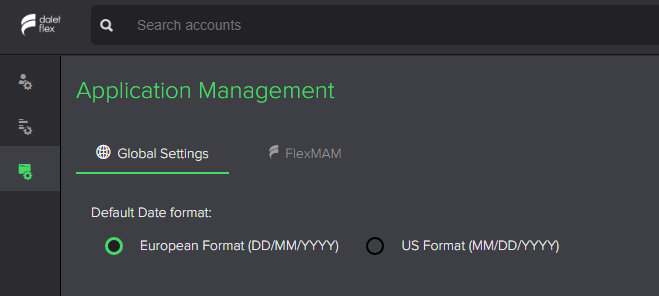 Application Settings :: Dalet Flex Documentation