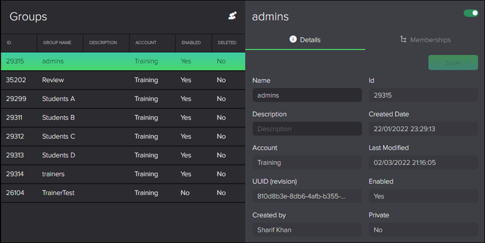 User Management :: Dalet Flex Documentation