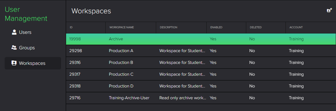 User Management :: Dalet Flex Documentation