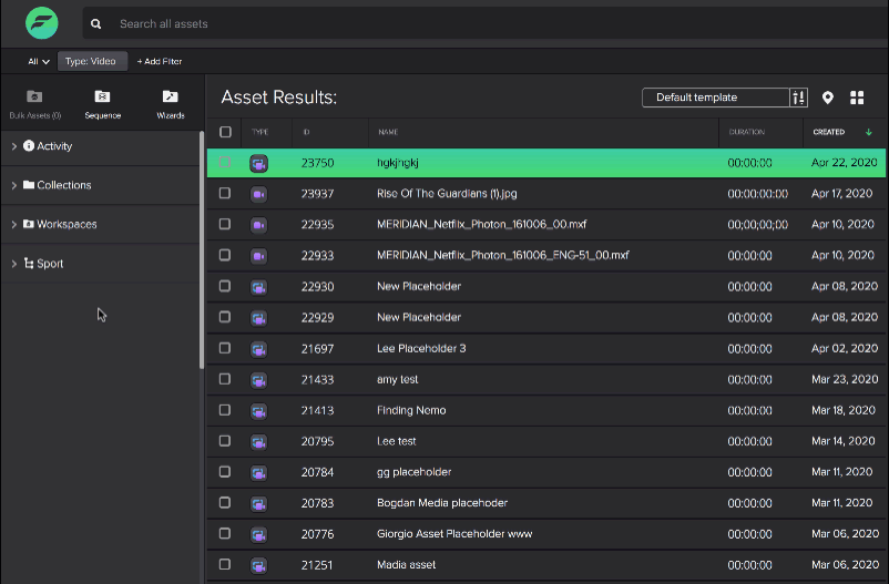 Search :: Dalet Flex Documentation