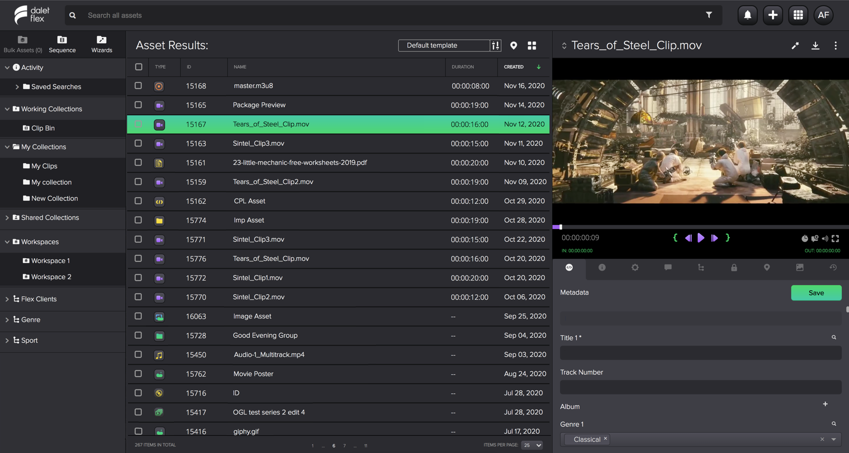 FlexMAM :: Dalet Flex Documentation