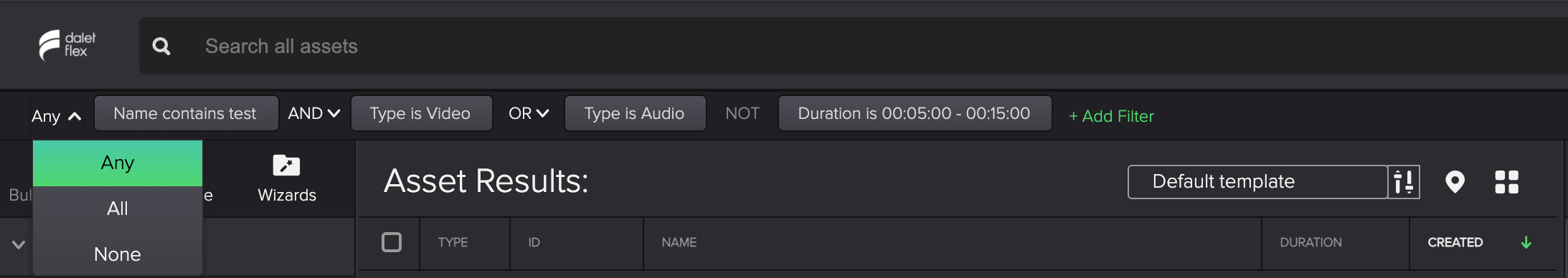 Search :: Dalet Flex Documentation