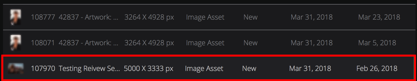 Reviewing Image Assets :: Dalet Flex Documentation