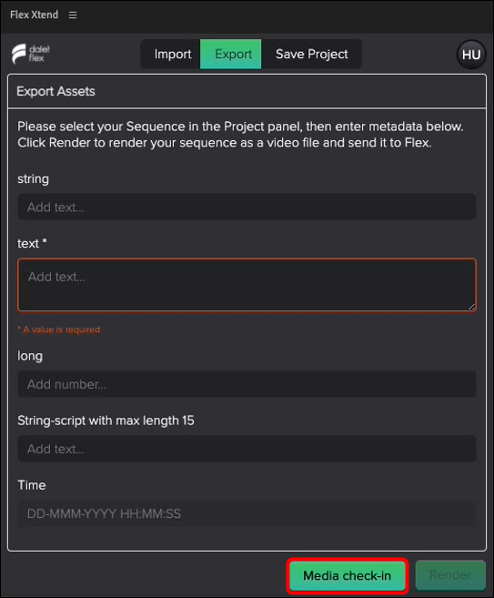 FlexXTEND User Guide :: Dalet Flex Documentation