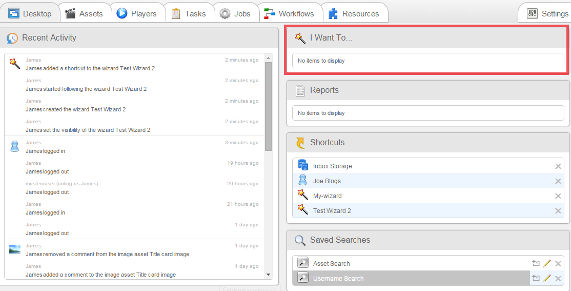 Wizards :: Dalet Flex Documentation