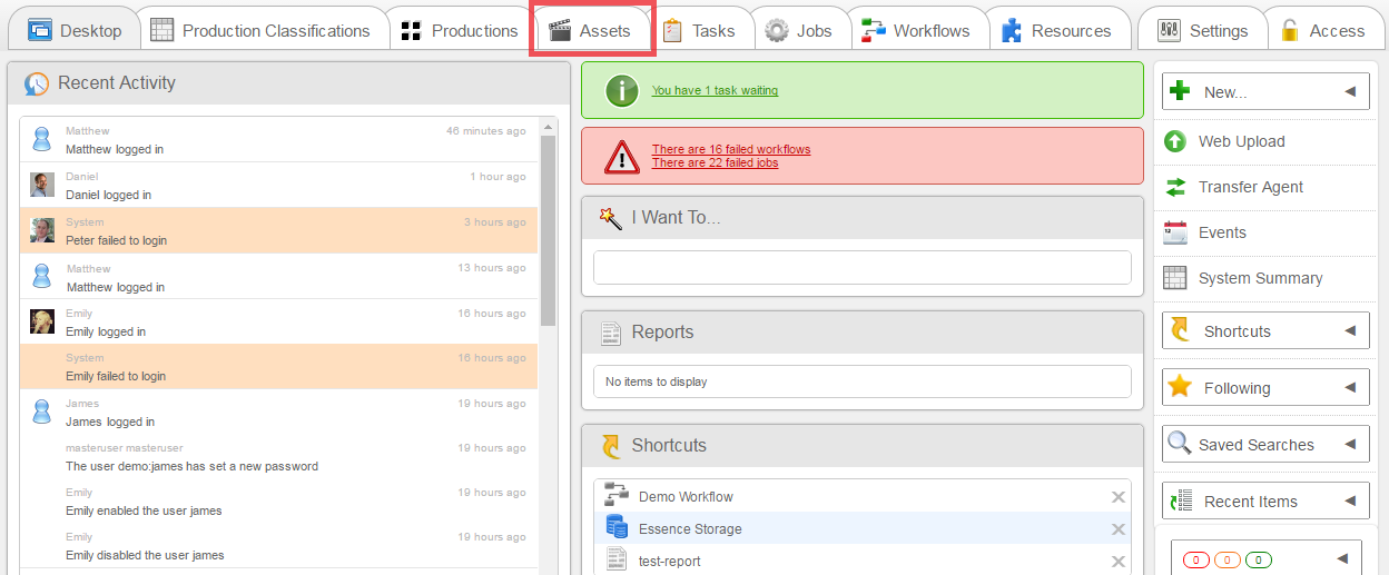 Asset Basket :: Dalet Flex Documentation