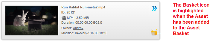 Asset Basket :: Dalet Flex Documentation