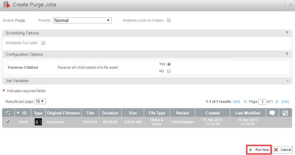 Asset Deletion :: Dalet Flex Documentation