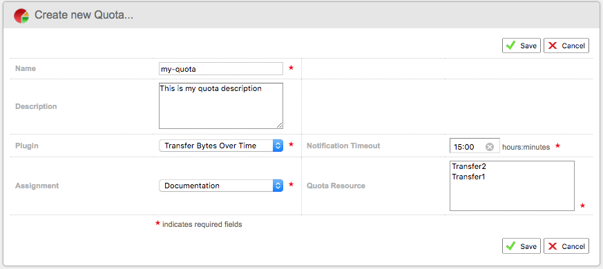 Quotas :: Dalet Flex Documentation