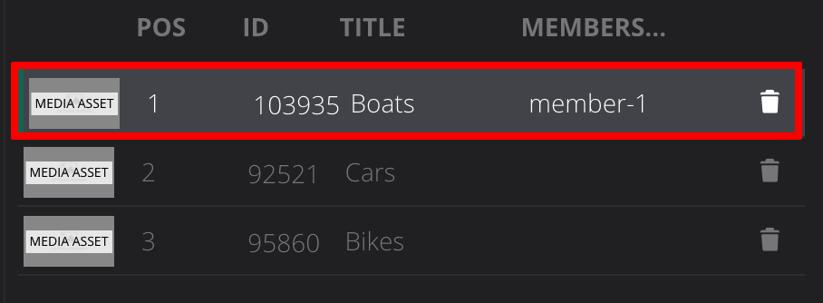 Manage Group Asset View :: Dalet Flex Documentation