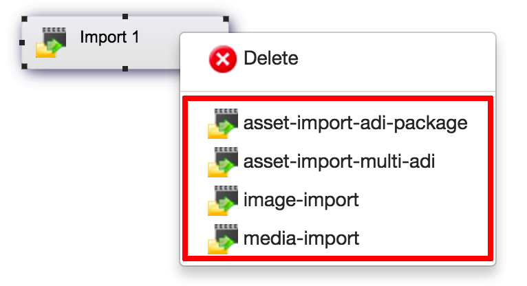 Creating an Import Workflow :: Dalet Flex Documentation